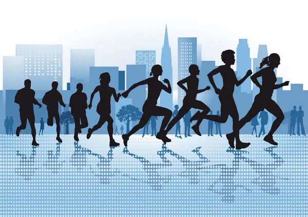 Running groups Vector Art Stock Images | Depositphotos