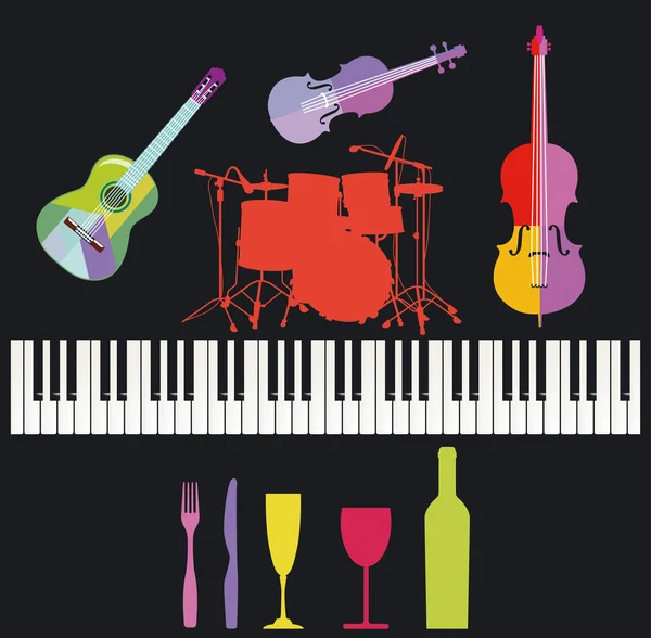 Colorful Musical Instruments Illustration Stock Vector by ©scusi0-9 ...