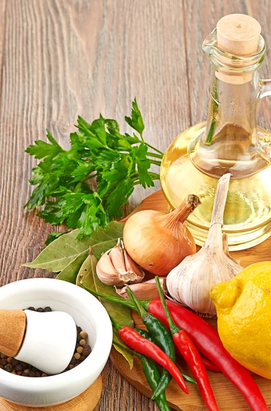 Fresh cooking ingredients — Stock Photo © paulgrecaud #21863389