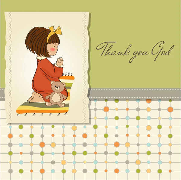 Niña orando Imágenes Vectoriales, Gráfico Vectorial de Niña orando ...