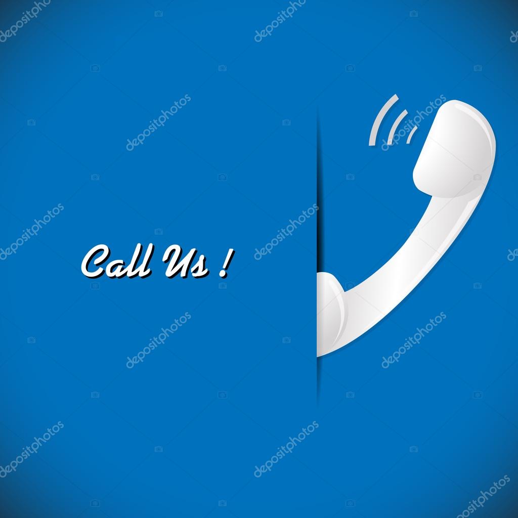 Call Us Stock Vector Image by ©izmask #17358911