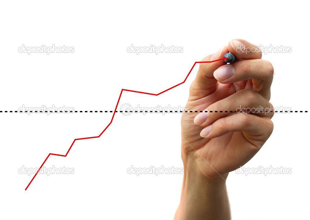 Hand drawing a chart Stock Photo by ©Viviamo 13589038