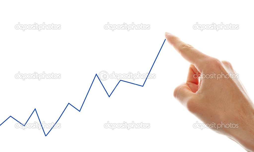 Hand and graph — Stock Photo © Viviamo #13655769