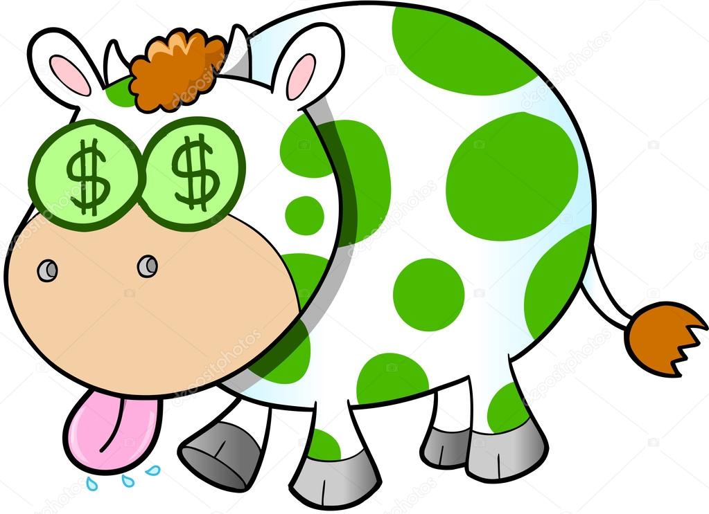 Cash Cow Vector Illustration Art Stock Vector Image by ©MisterElements ... Cash Cow Vector Illustration Art Stock Vector Image by ©MisterElements ...