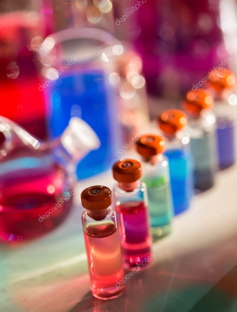 Tubes in the laboratory — Stock Photo © Genika #38323963