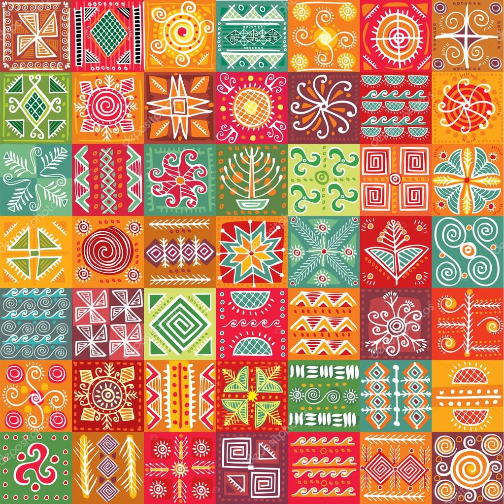 Seamless tribal texture Stock Vector Image by ©wikki33 #21274221