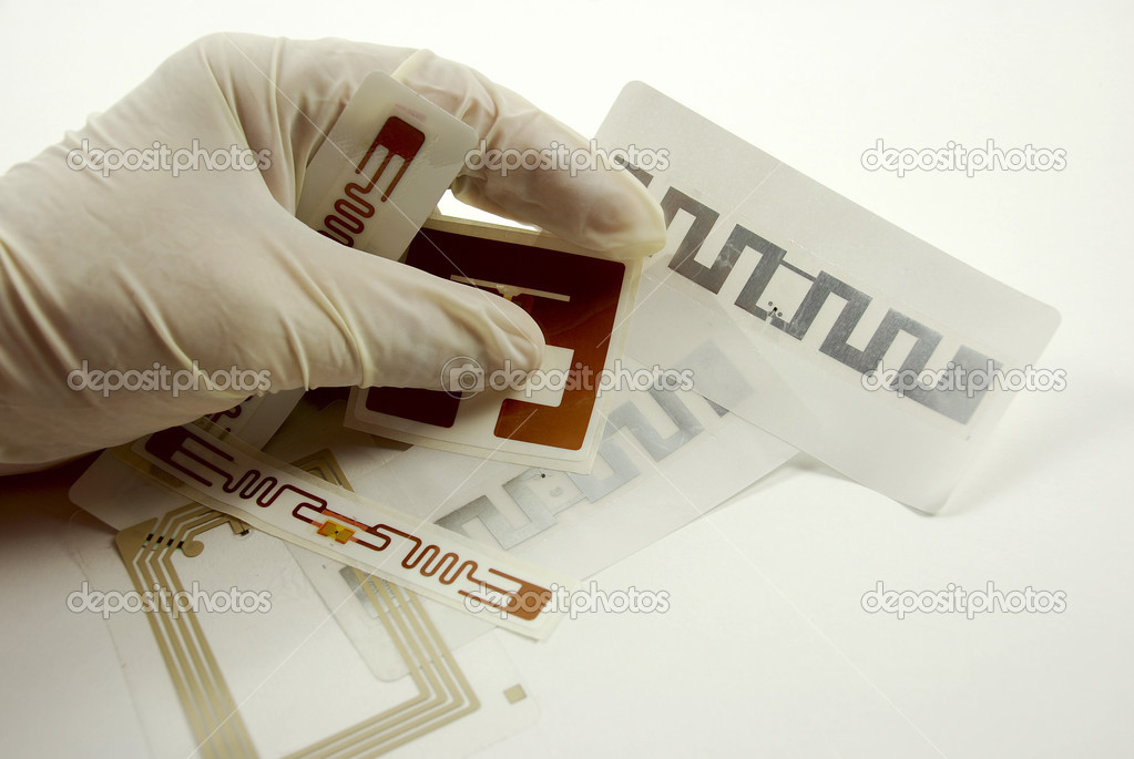 RFID chips and tags — Stock Photo © 9albln #31042357