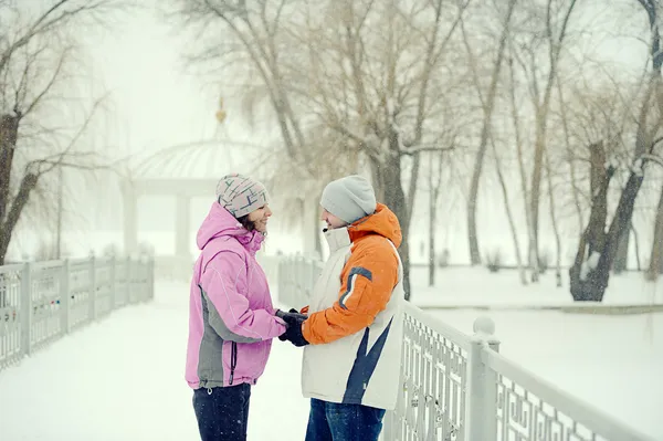 Romantic couple snow Stock Photos, Royalty Free Romantic couple snow ...