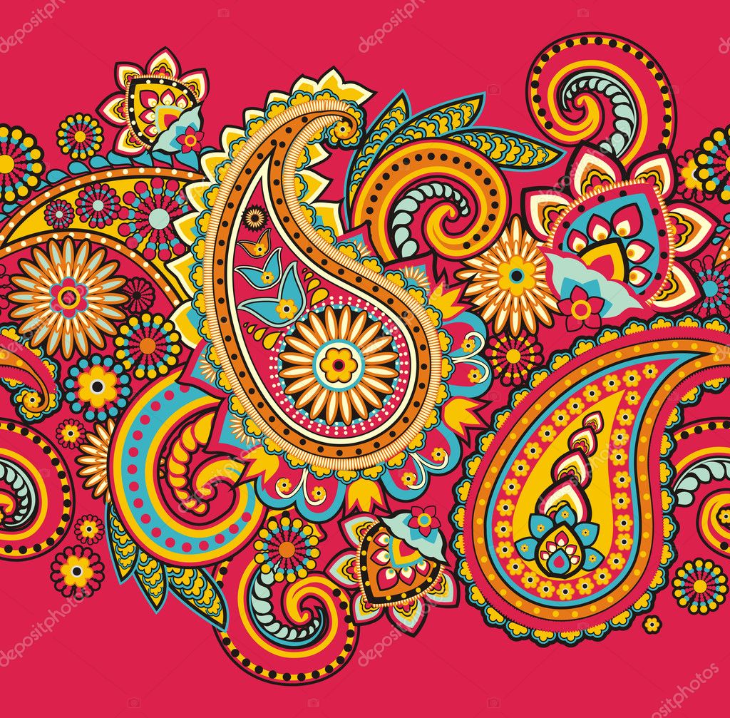 Paisley — Stock Vector © AlfaOlga #28059337