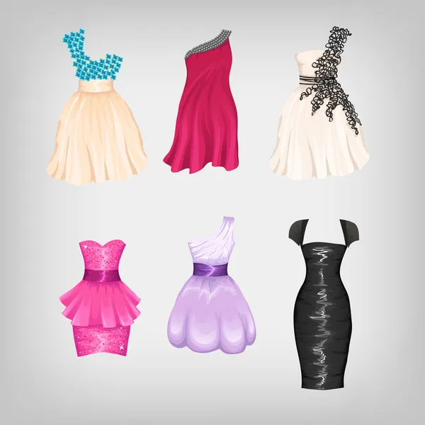 Dresses Stock Vectors, Royalty Free Dresses Illustrations | Depositphotos®