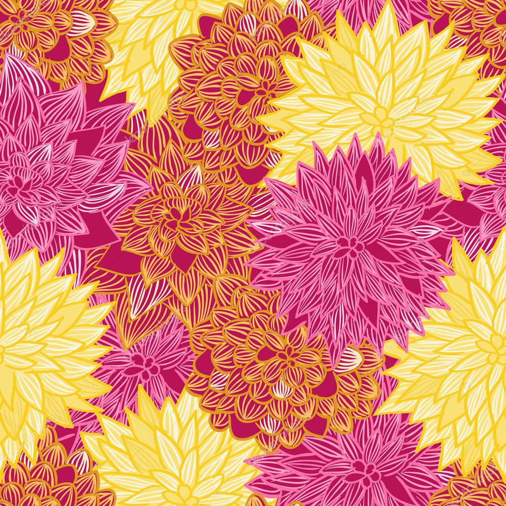 Background with large flowers Stock Vector Image by ©alenarozova #43201081