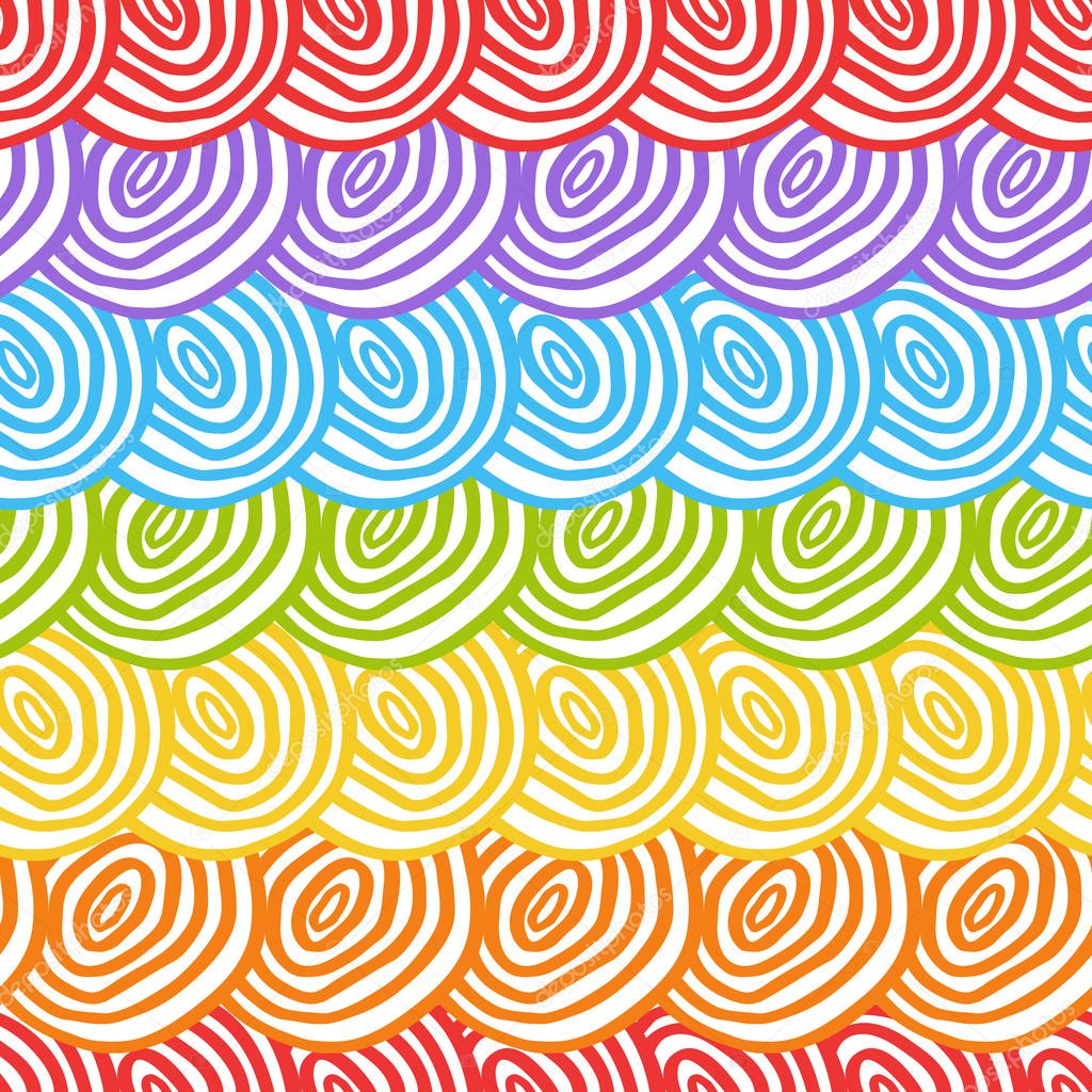 Rainbow Doodle Wallpaper