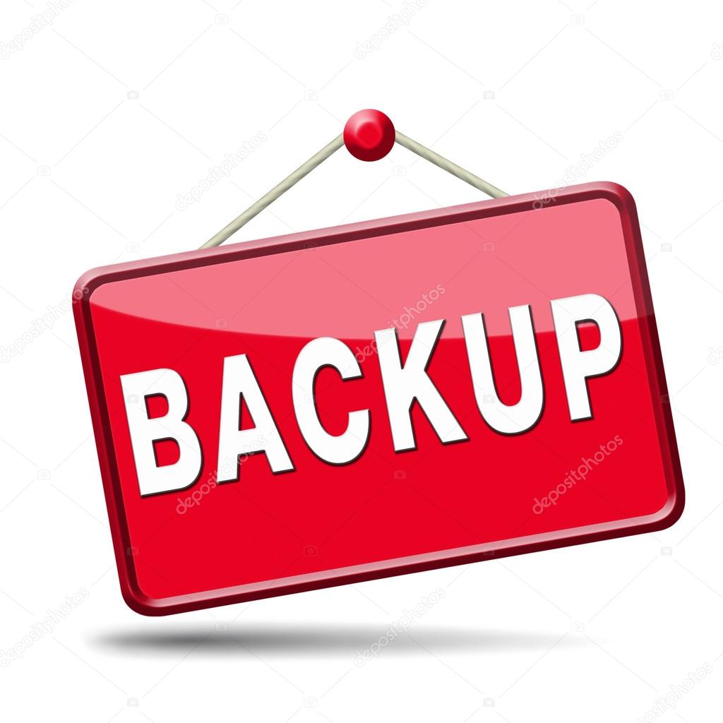 Backup icon or sign — Stock Photo © kikkerdirk #33308331