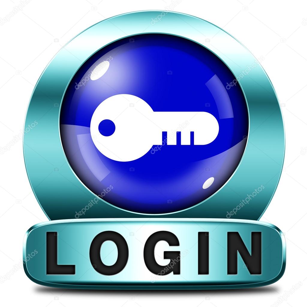 Icône de connexion — Photo de stock par ©kikkerdirk - 40361897