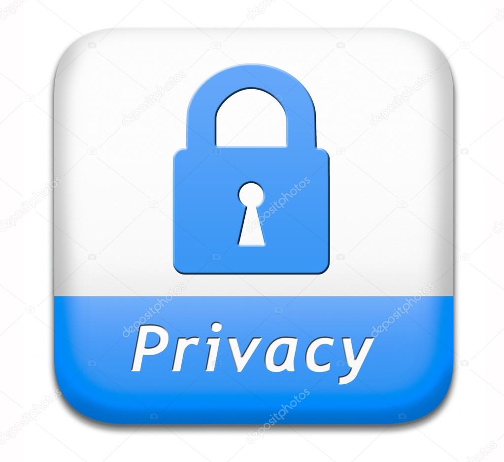 Privacy button — Stock Photo © kikkerdirk #41886663