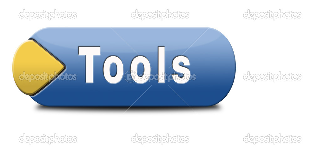 Tools button — Stock Photo © kikkerdirk #42869809