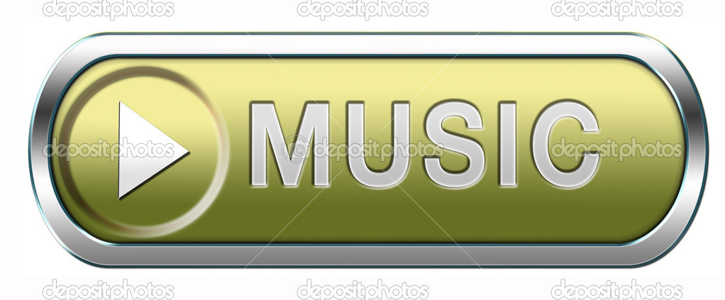 Music button — Stock Photo © kikkerdirk #42873025