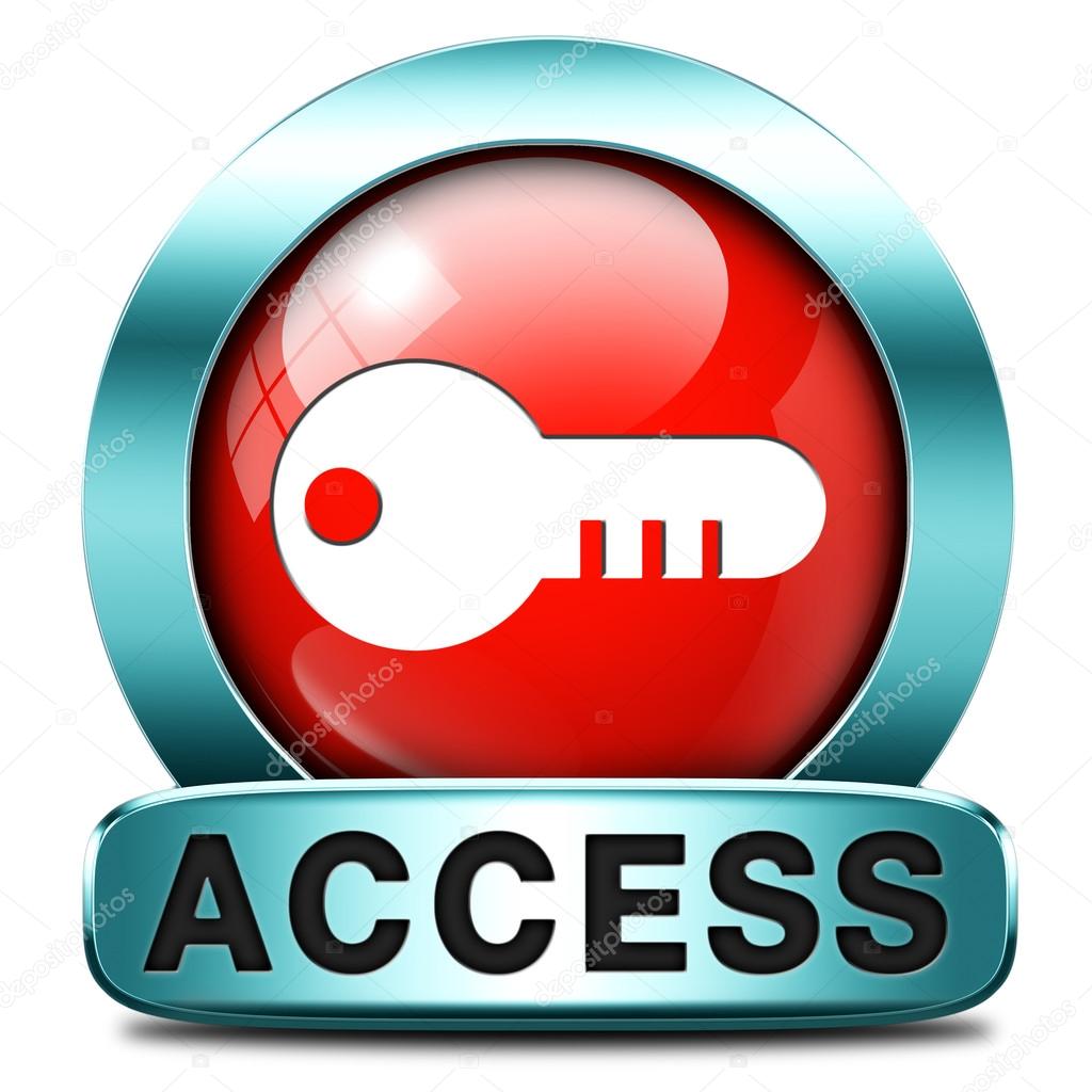 Access icon Stock Illustration by ©kikkerdirk #46719141