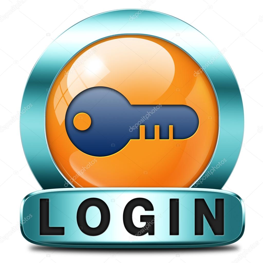 Login icon Stock Illustration by ©kikkerdirk #46719167