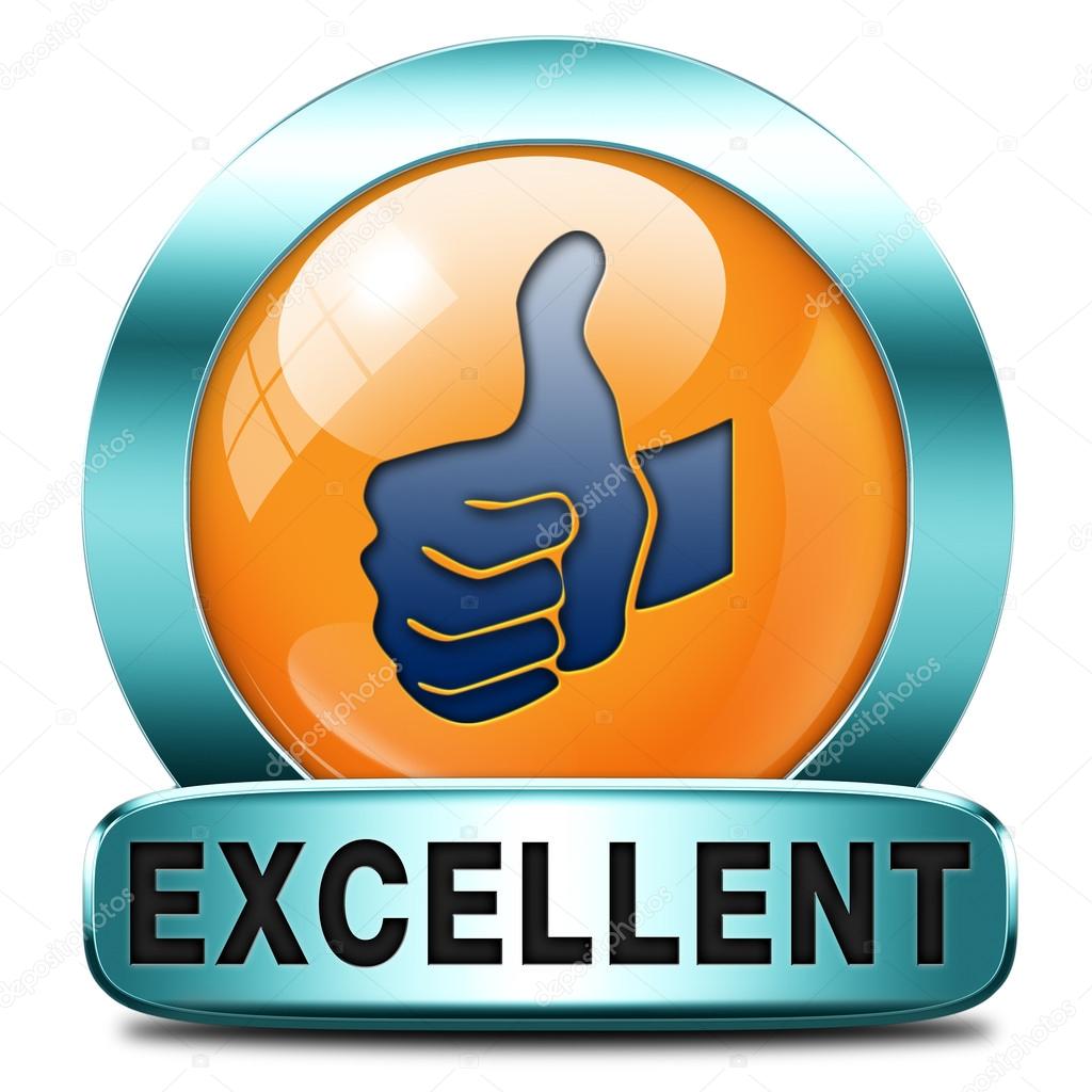 Excellent icon Stock Illustration by ©kikkerdirk #46719275