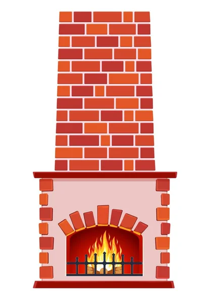 Cartoon bonfire on night landscape Stock Vector by ©drogatnev 110269732