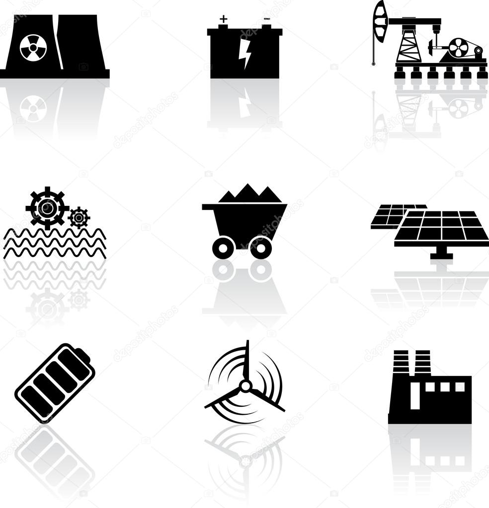 Energy icons Stock Vector Image by ©longquattro #18578741