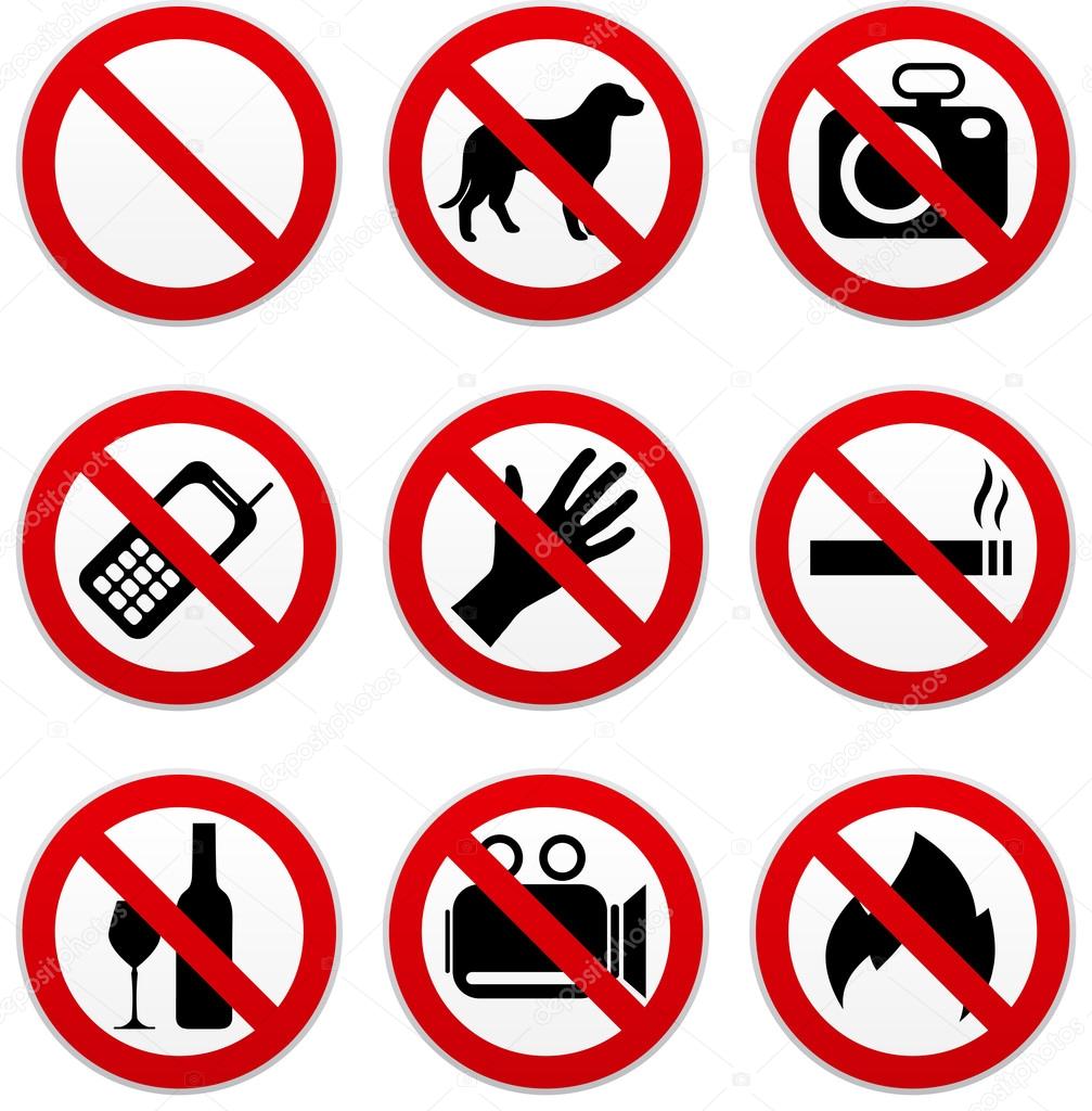 Prohibitor Stock Vector Image by ©longquattro #22529001