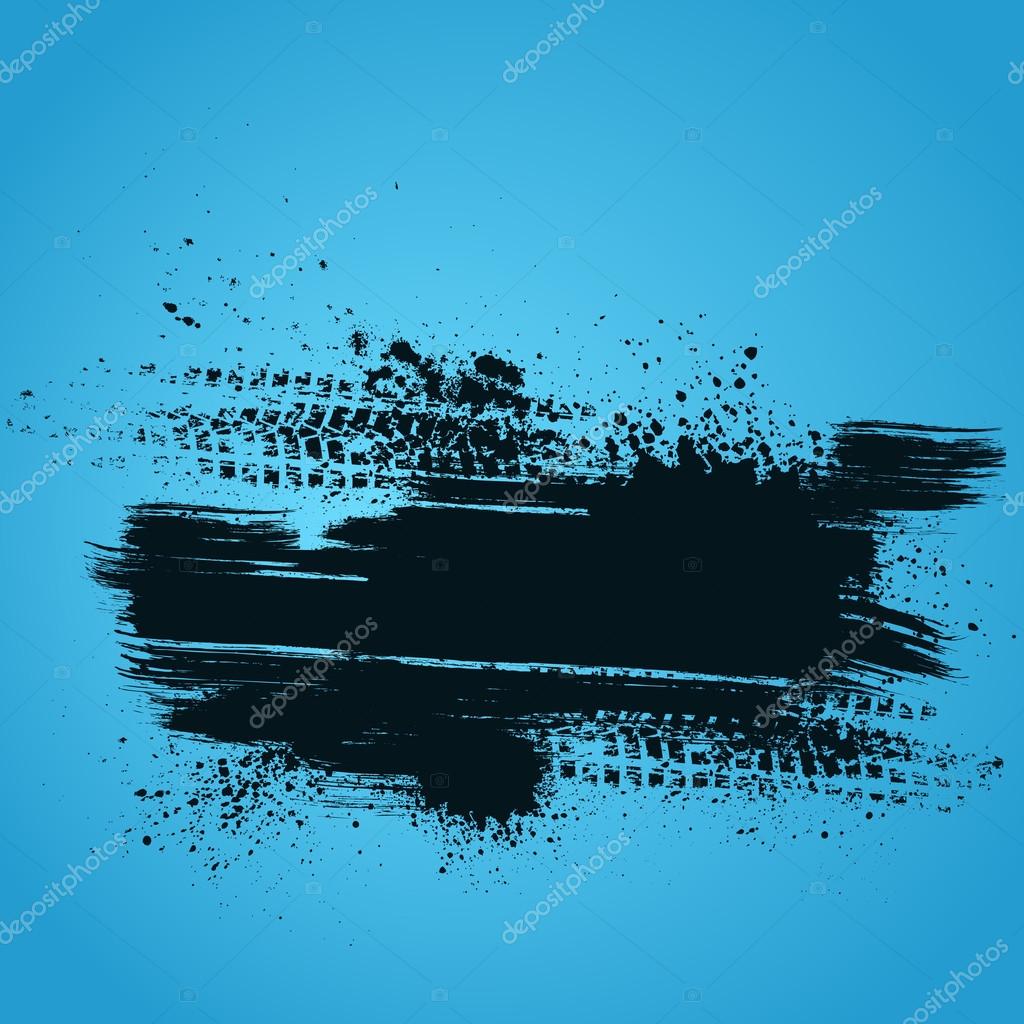 Blue tire track background Stock Vector Image by ©longquattro #23918009