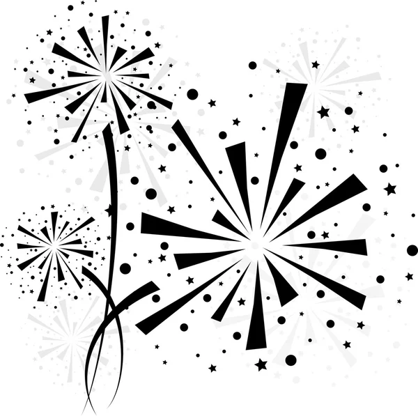 Black Firework Clipart