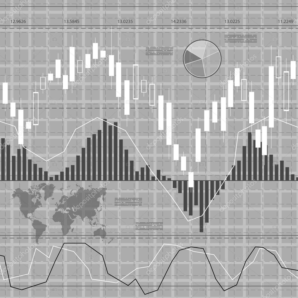 Finance background gray Stock Vector Image by ©longquattro #35973705