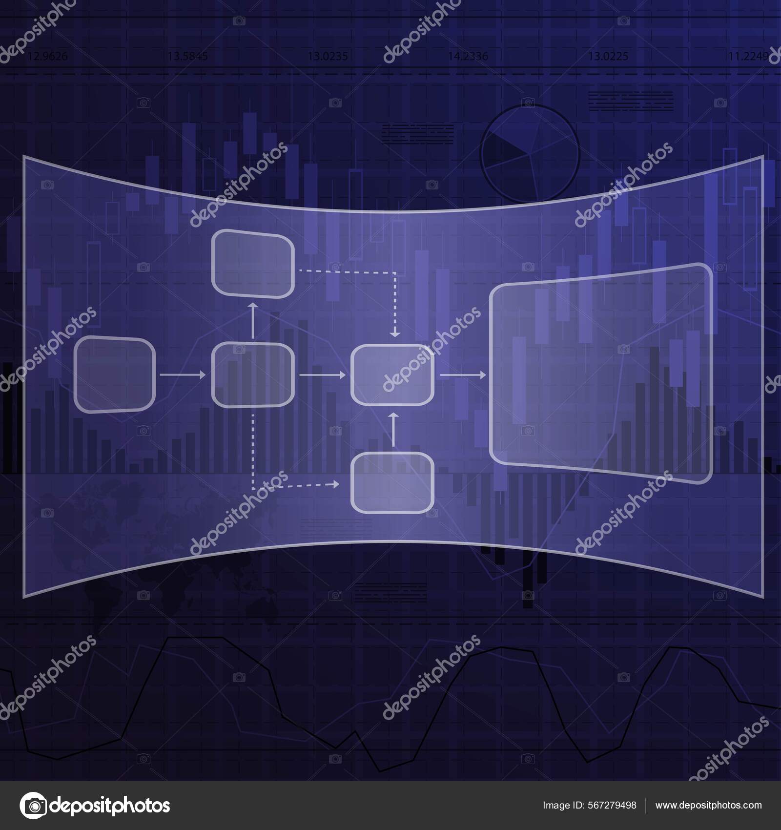 Flowchart business process background Stock Vector Image by ...