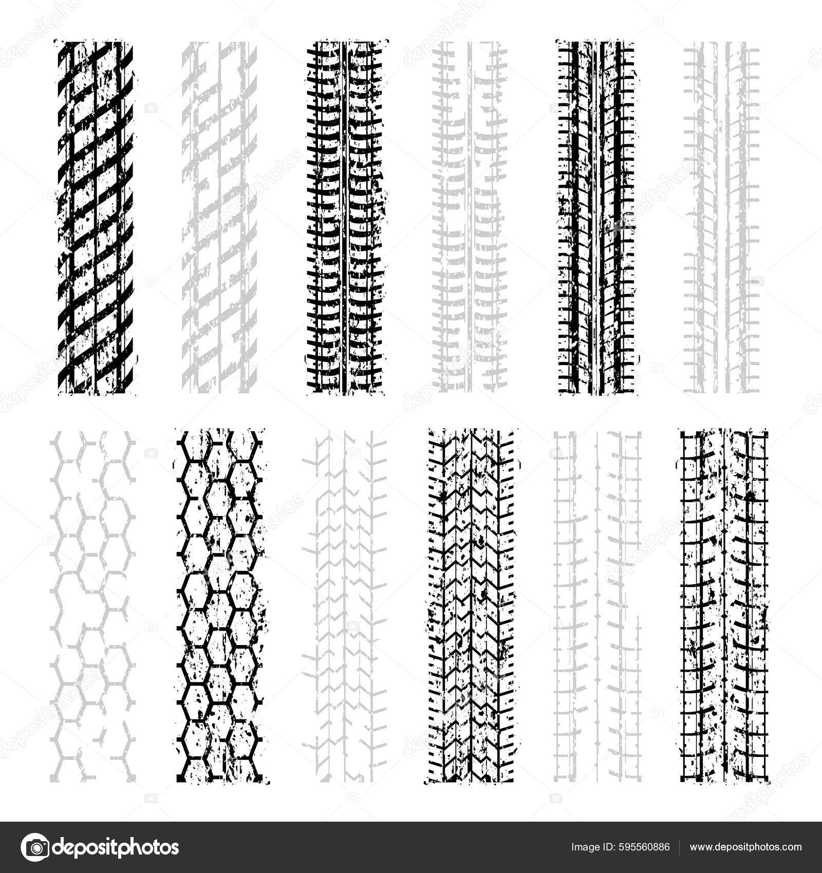 Bike Tire Tread Vector