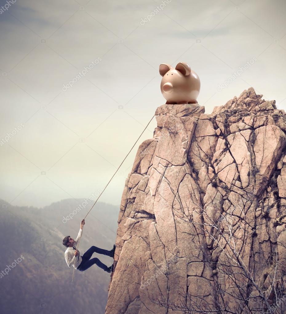 Climbing to the Success — Stock Photo © olly18 #13185277