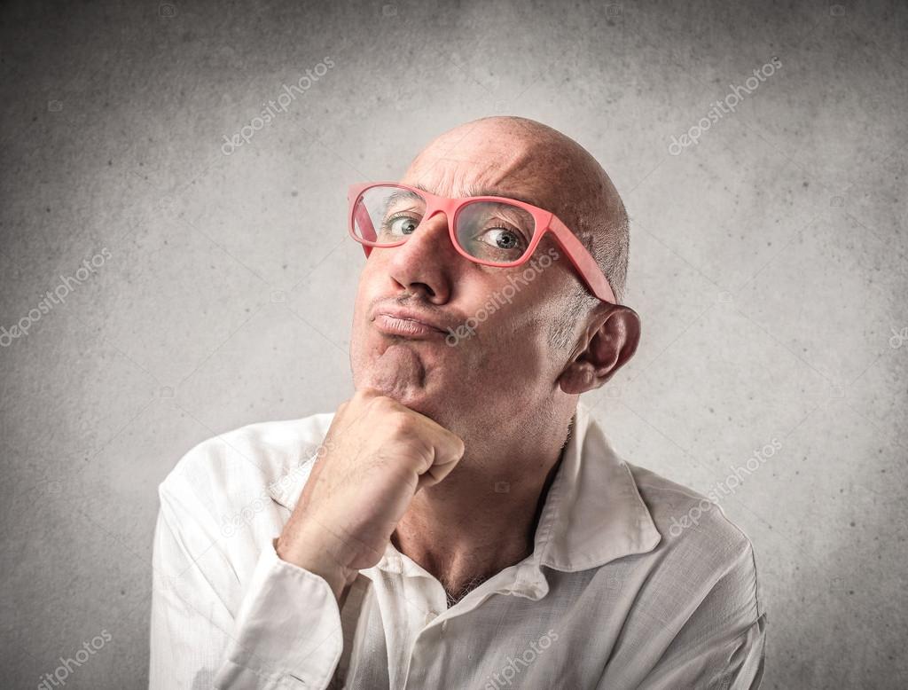 Person Thinking Hard