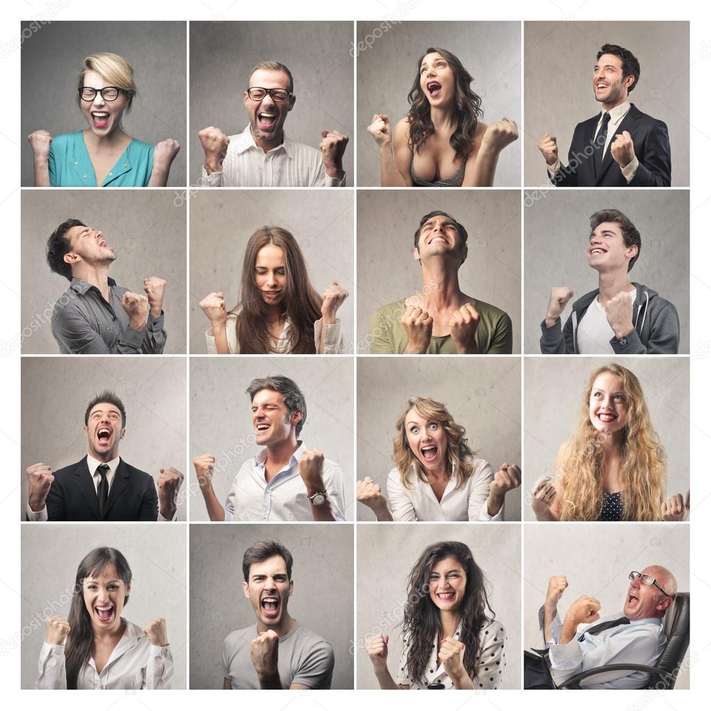 Cheering people — Stock Photo © olly18 #31298499