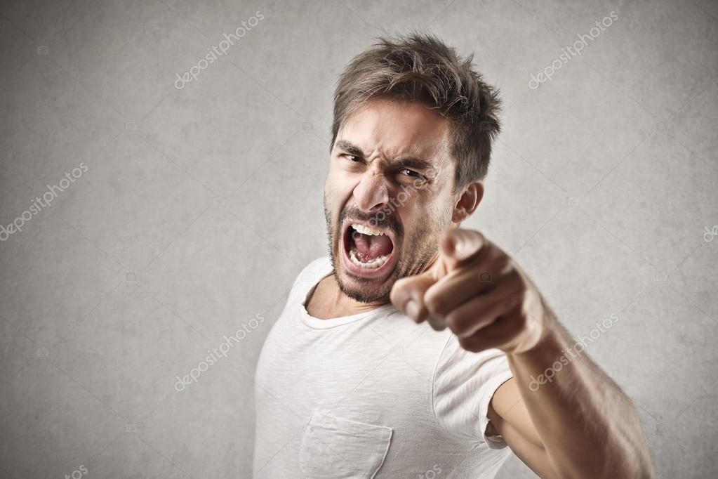 Angry Screaming Person