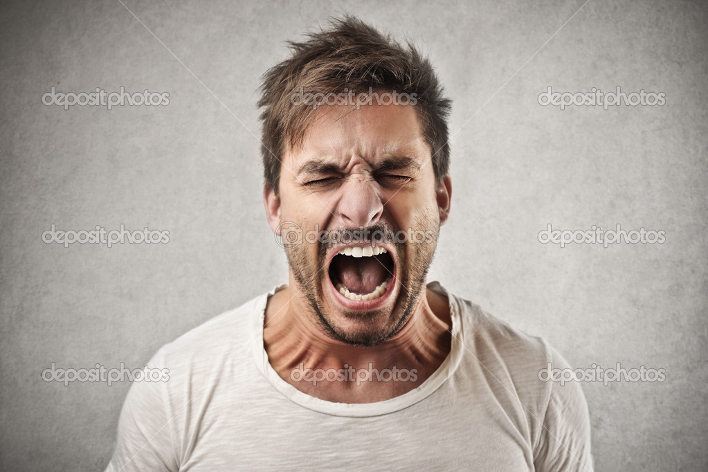 Angry shouting man — Stock Photo © olly18 #32814227 Angry shouting man — Stock Photo © olly18 #32814227