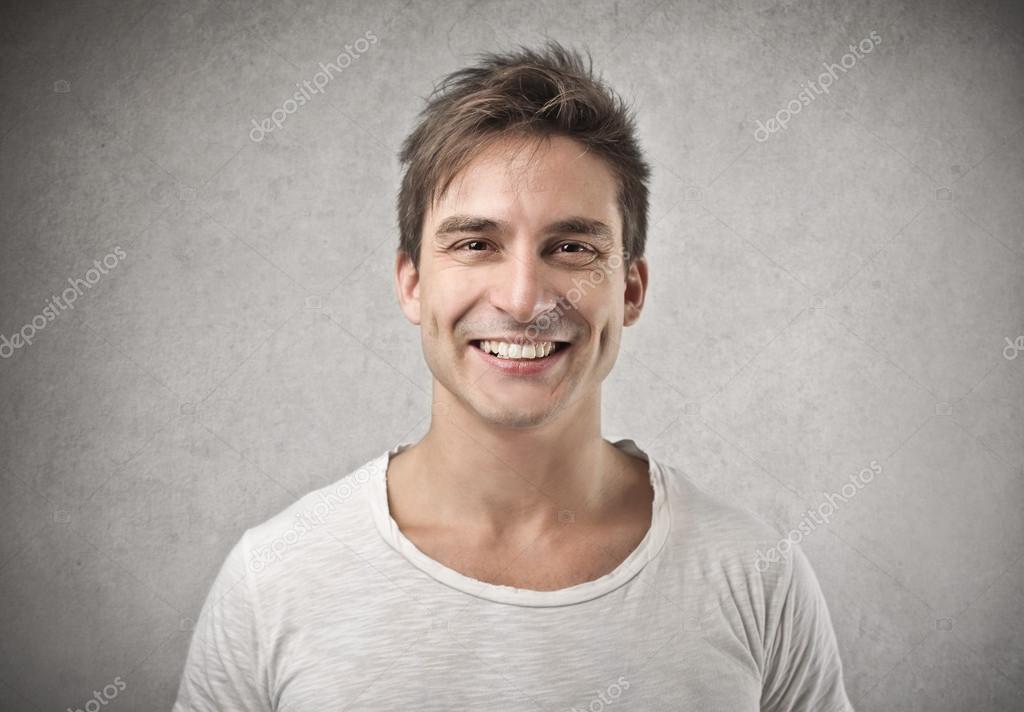 Man smiling happily Stock Photo by ©olly18 32817205