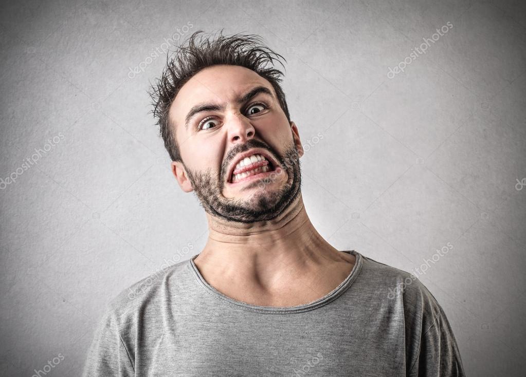 Man with an disgusted expression — Stock Photo © olly18 #36250753