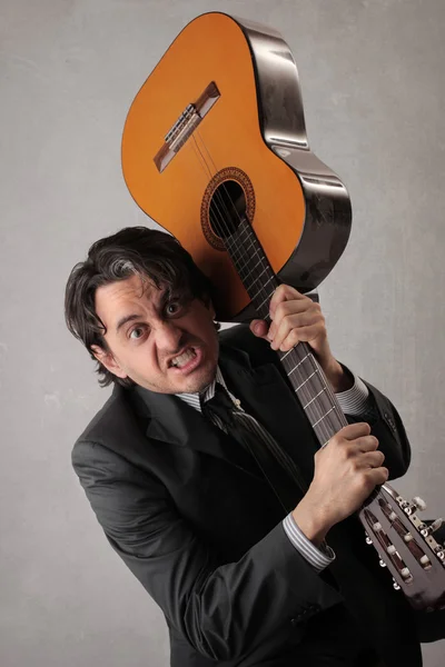 Playing the guitar ⬇ Stock Photo, Image by © artem_furman #10742995