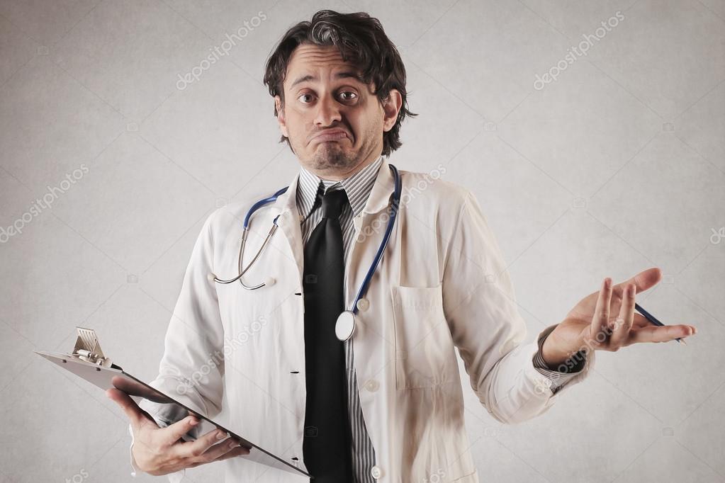 Doubtful doctor Stock Photo by ©olly18 43953907