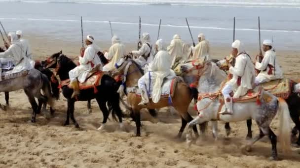 Essaouira Marrakech Marruecos Marzo 2022 Fantasía Tbourida Lab Baroud ...