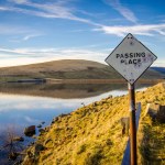 Free Stock photo of Passing Place roadsign in Scotland | Photoeverywhere
