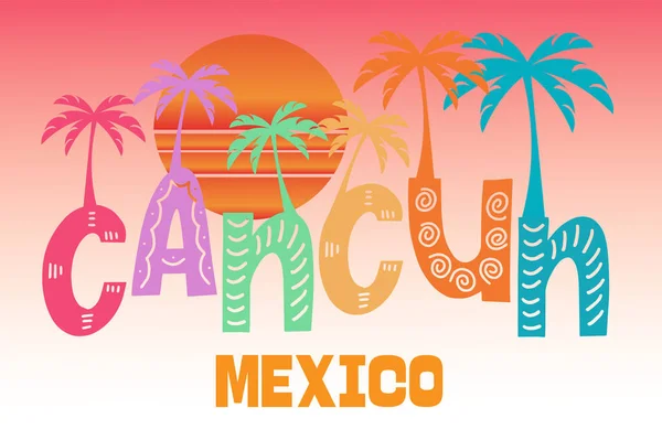 Cancun sign Vector Art Stock Images | Depositphotos