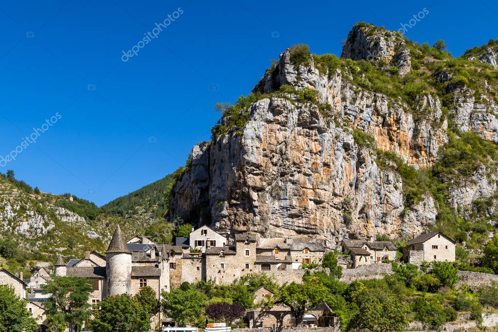 La Malene, Gorges du Tarn, Región de Occitania, Departamento de Aveyron ...