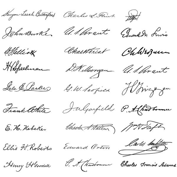 Signatures Samples K