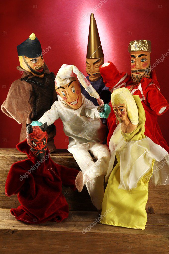 Punch and his friends — Stock Photo © Terric #40585195