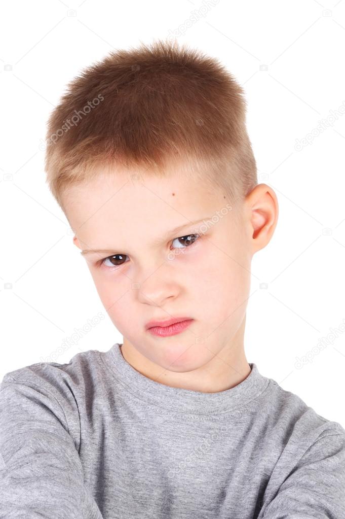 Angry little boy Stock Photo by ©lanych 38657413