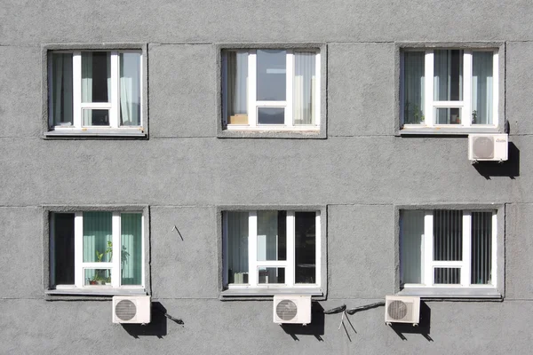 Wall of windows Stock Photos, Royalty Free Wall of windows Images ...