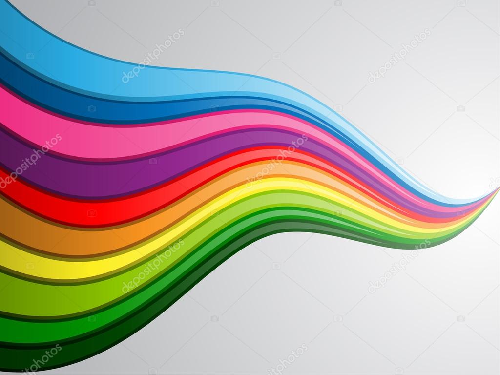 Colorful Wave Stock Vector by ©kuzzie 12716036